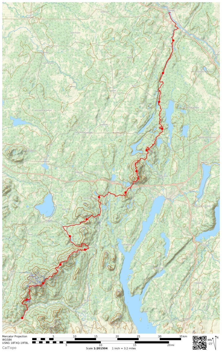Les Sentiers de l'Estrie - 150 km - Sentiers - Québec - Aventures